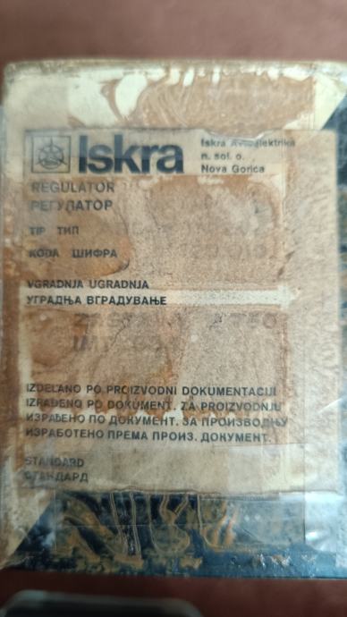 ISKRA – ORIGINALNI REGULATOR NAPETOSTI (NOS) Fiat 126p in Zastava 750