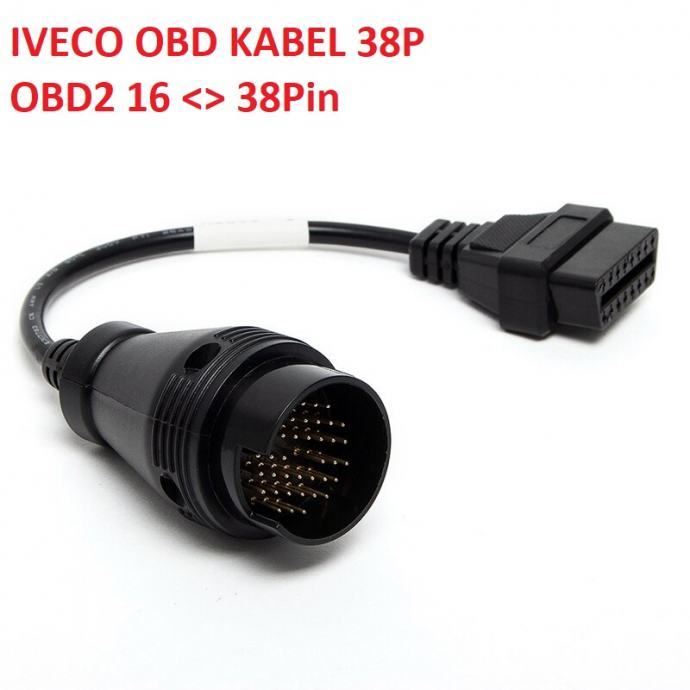 Iveco 38pin OBD2 diagnostični kabel iveco 38 pin Iveco obd