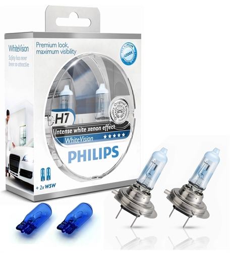 Komplet ?arnic Philips H7 WhiteVision Xenoneffect 12V 55W