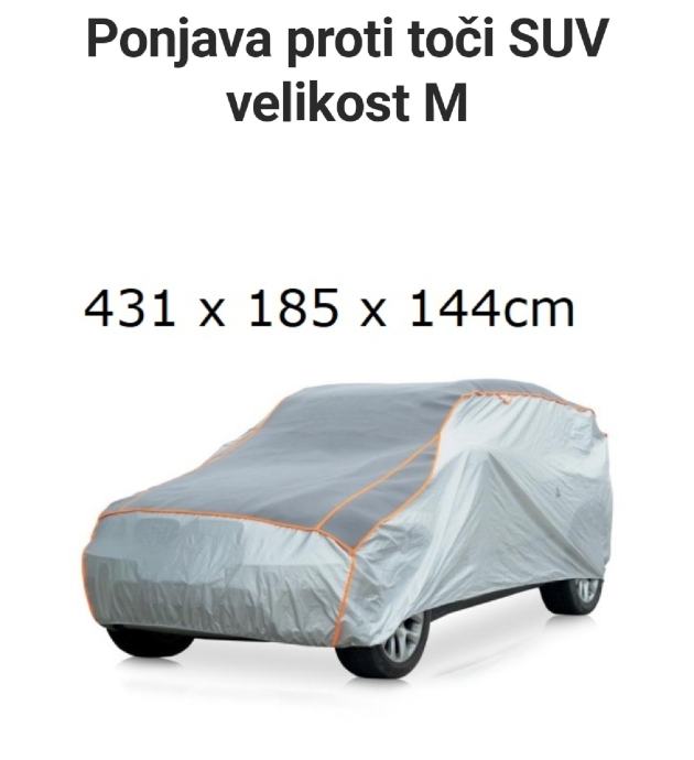 prodam ponjavo proti toči za avto