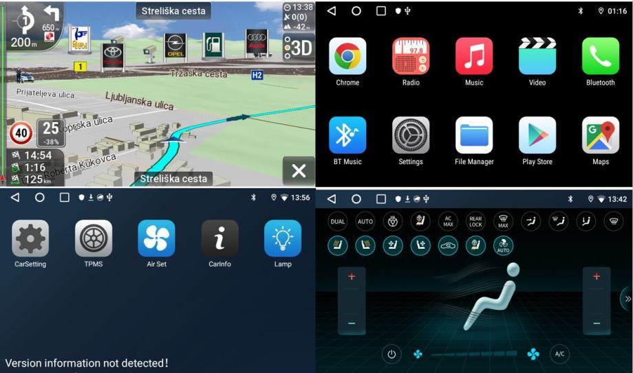 VW Passat B7, B8 avtoradio multimedia Android 12