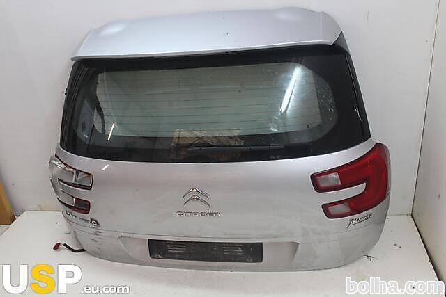 ZADNJA HAVBA VRATA s steklom - poškodovana CITROEN C4 PICASSO...