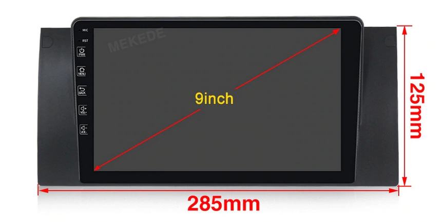 Android avtoradio za BMW E46, E39, E53 X5