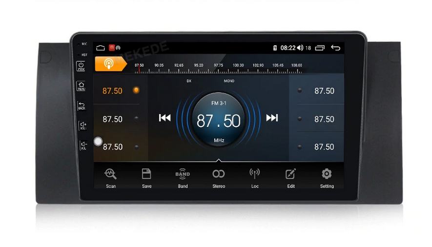 Android avtoradio za BMW E46, E39, E53 X5