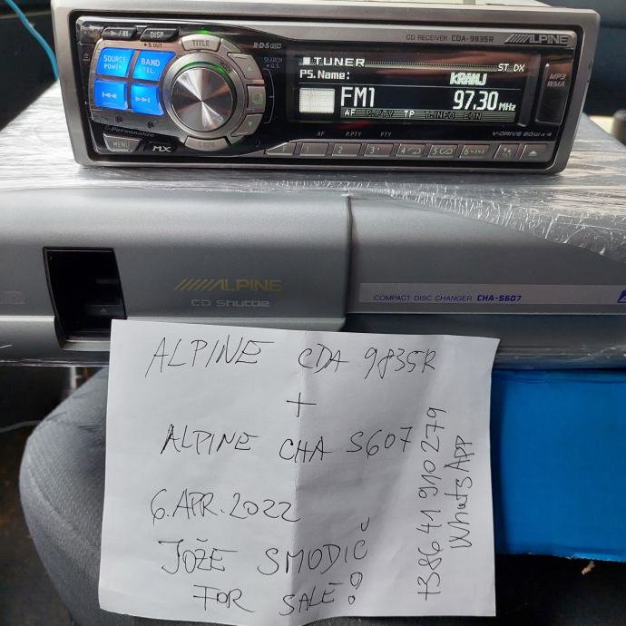 Alpine cda 9835R