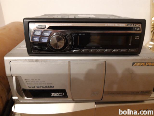 Alpine cda 9847r plus cd changer cha 1214