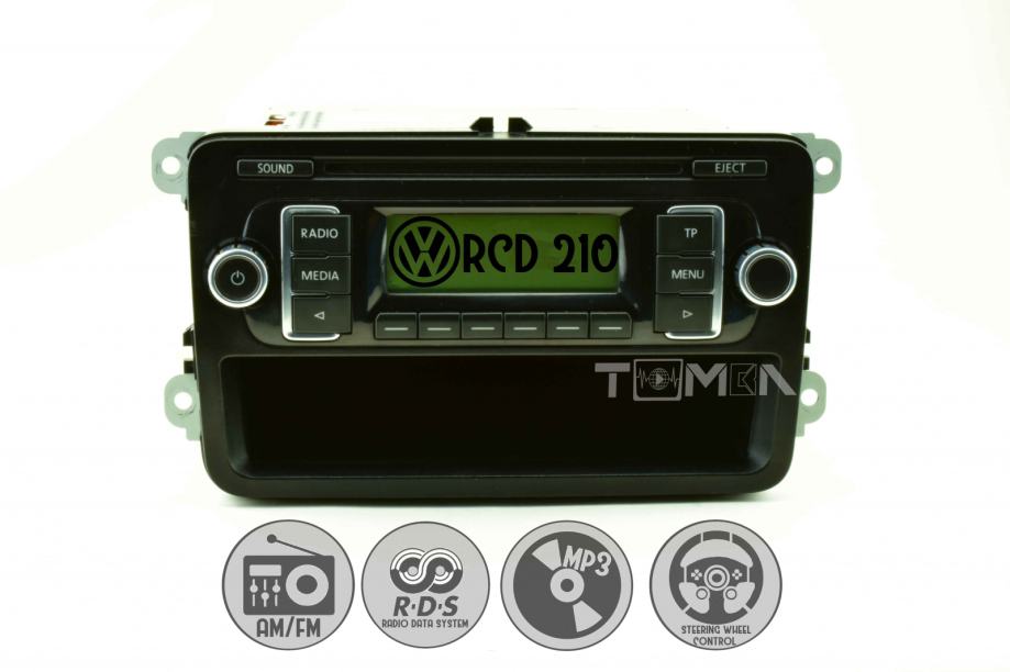 Avtoradio Volkswagen RCD 210 Original Radio