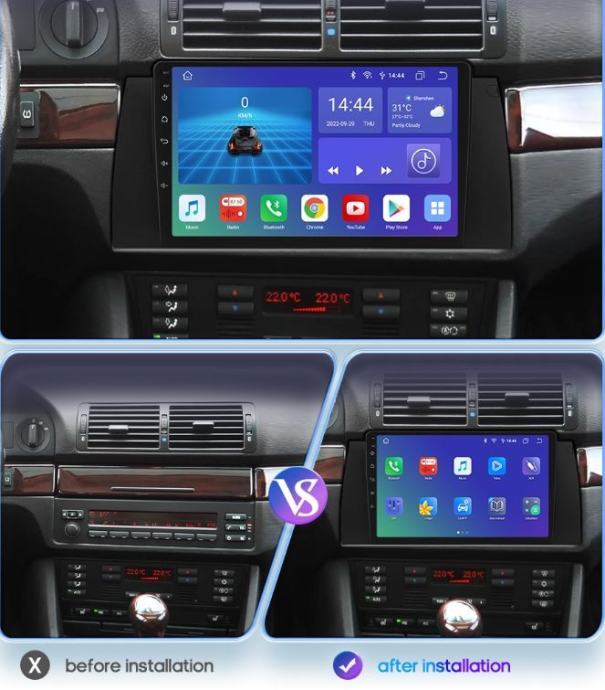 Avtoradio Android BMW serija 5 (98-06)