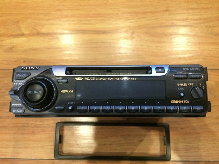 Vintage rare - Sony MiniDisc avtoradio - SONY MDX-C7900R
