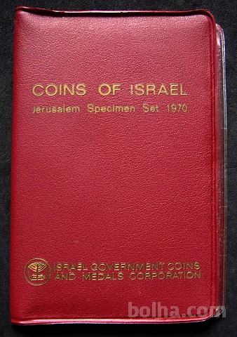 Izrael 1 - 50 Agorot & 1 Lira 1970 UNC - Set 1