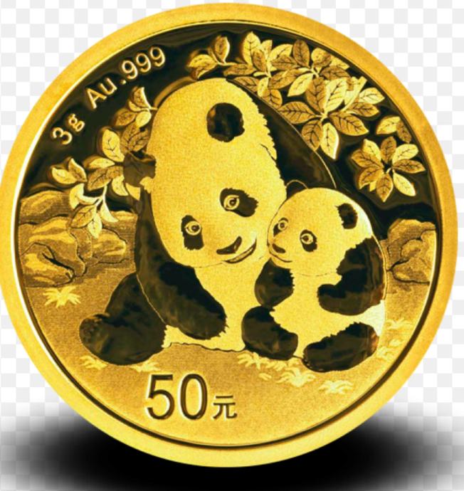 panda 2024 zlatnik