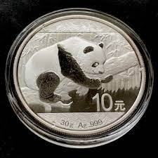 Srebernik Panda 2016, 30g srebra 999 čistine, kovanec, 10 Yuan silver