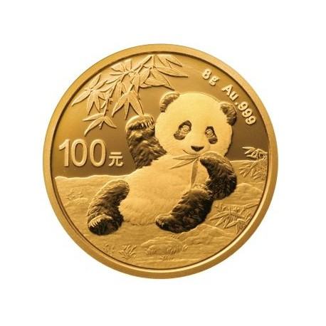 Zlatnik Kitajski Panda 8 g letniki 2016, 2020 in 2021 (trezor)