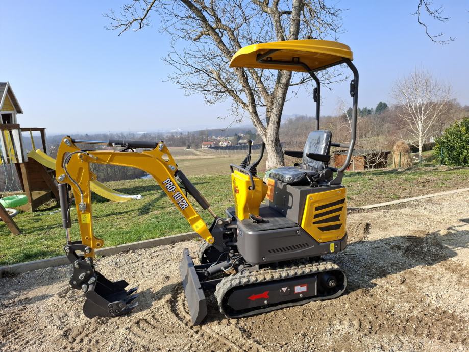 1.2T MINI BAGER razširljivo podvozje MP PRO-1012R - lomljiva roka