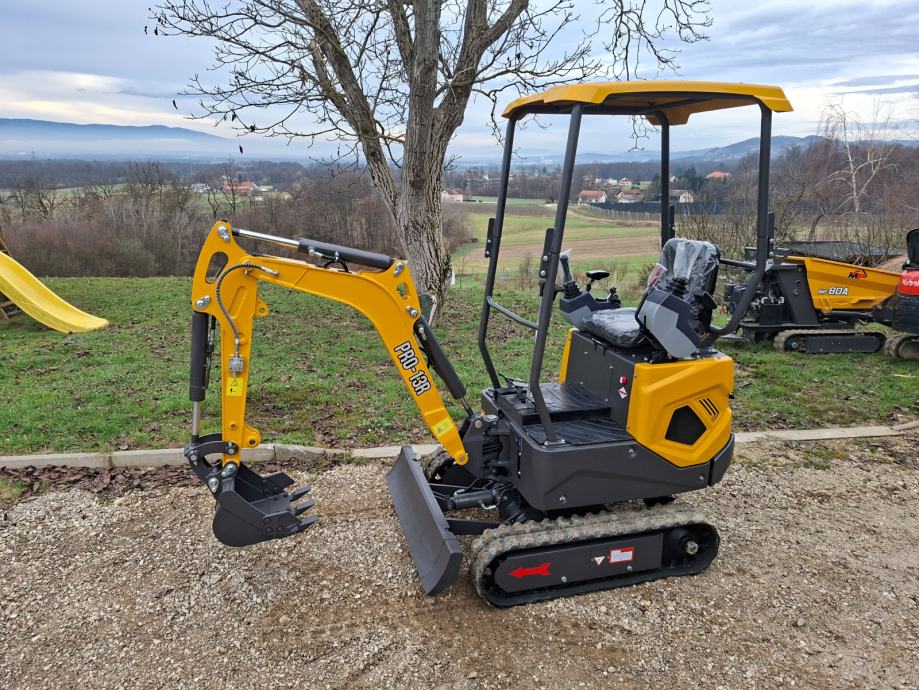 MINI BAGER 1.3T PRO-13R - KUBOTA - JOYSTICK - RAZŠIRITEV - ZALOGA!