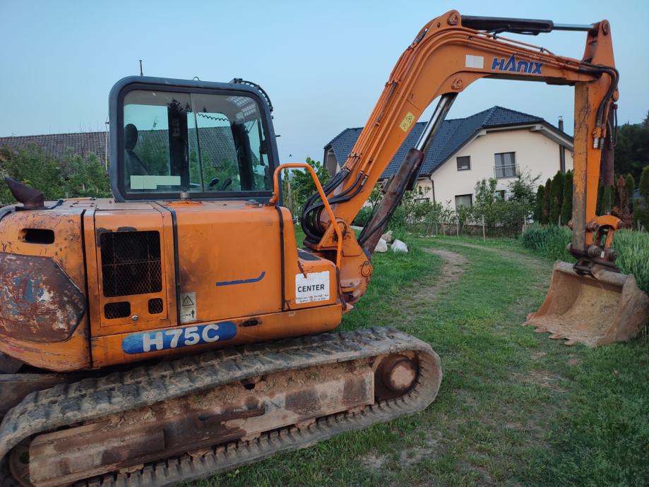 MINI BAGER HANIX H75C TEŽA 7500 KG 3 ŽLICE