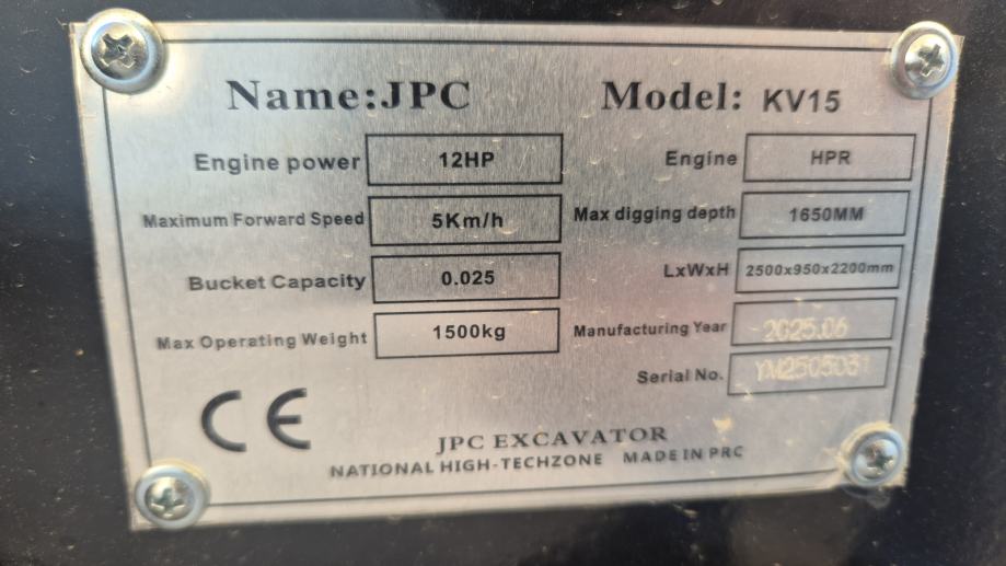 Mini bager JPC KV15