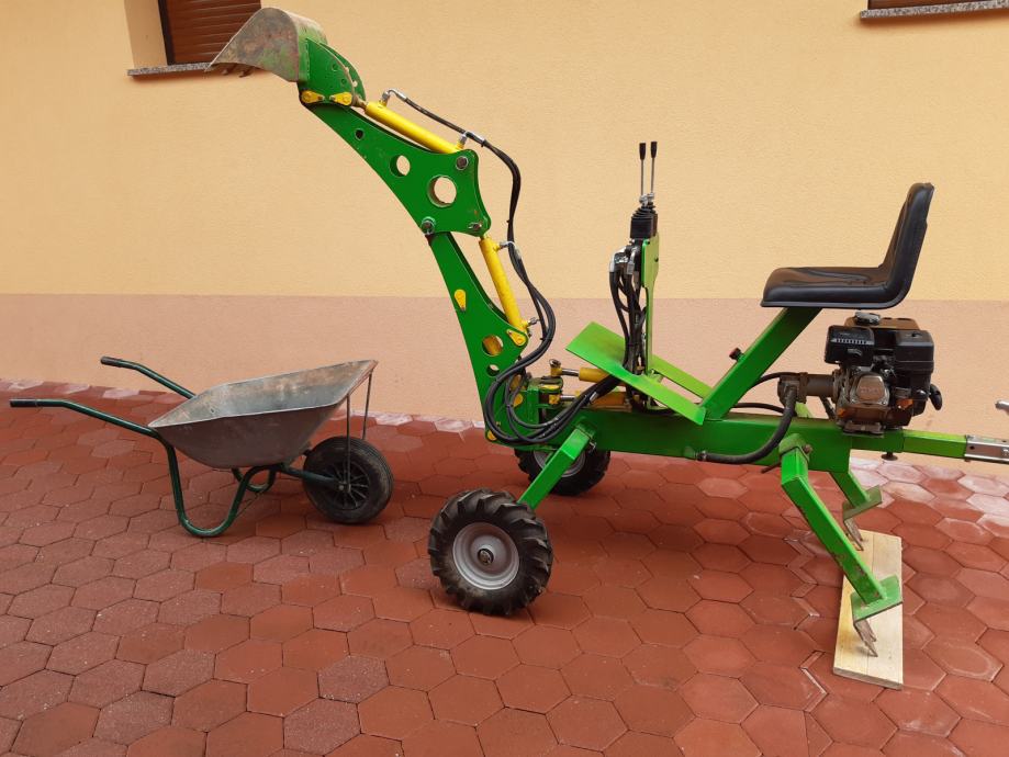 mini bager mini kopač mini rovokopač kopaček