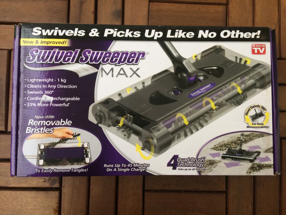 Električna metla Swivel Sweeper max