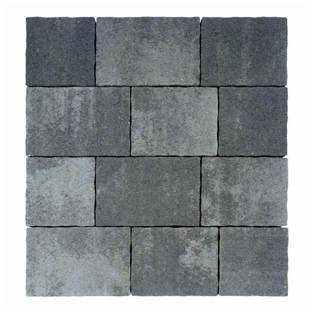 Betonski tlakovci Jarc Combo, Sivo-črn, cca 10m2