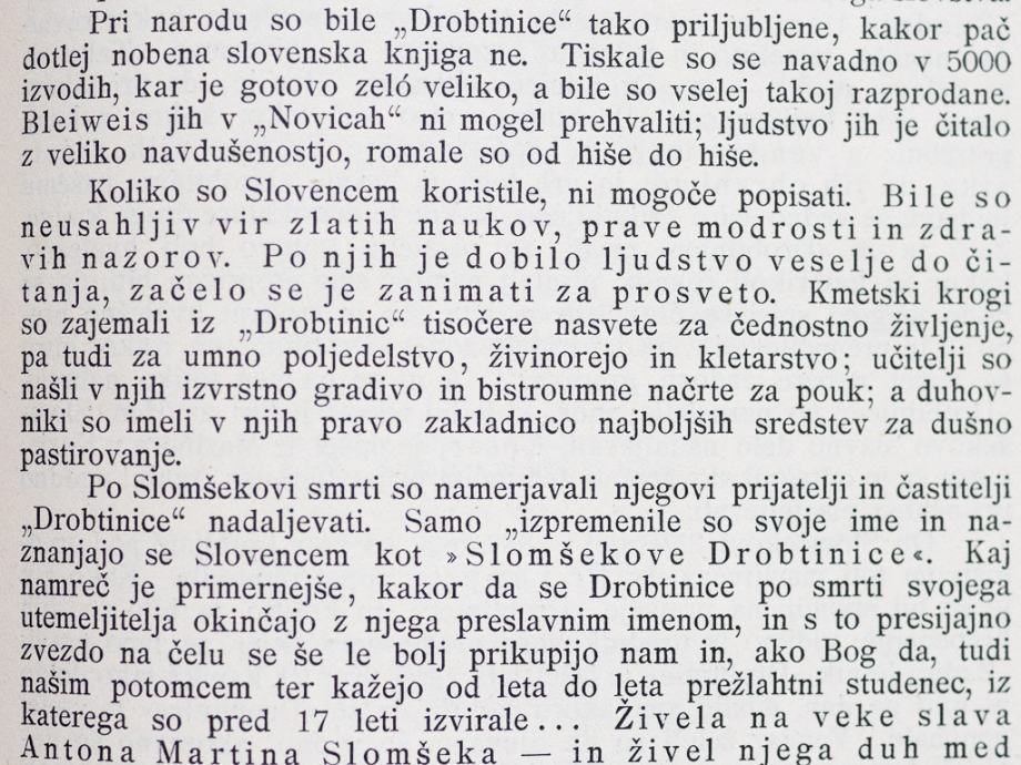 Dr. Anton Medved - ANTON MARTIN SLOMŠEK - SPOMINSKA KNJIGA OB STOLETNI