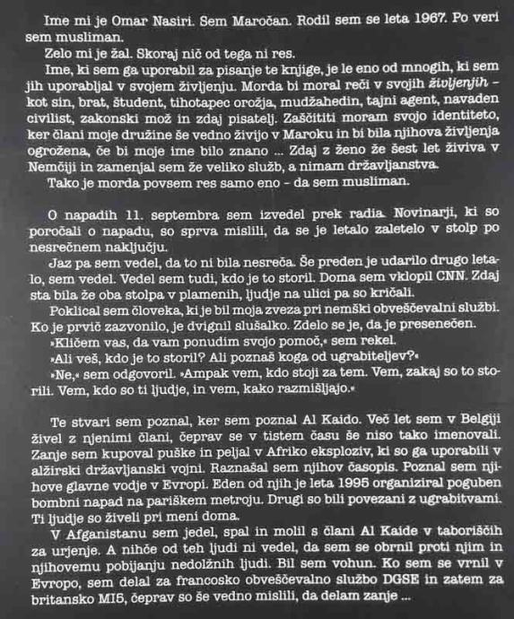 MOJE ŽIVLJENJE V AL KAIDI, Omar Nasiri