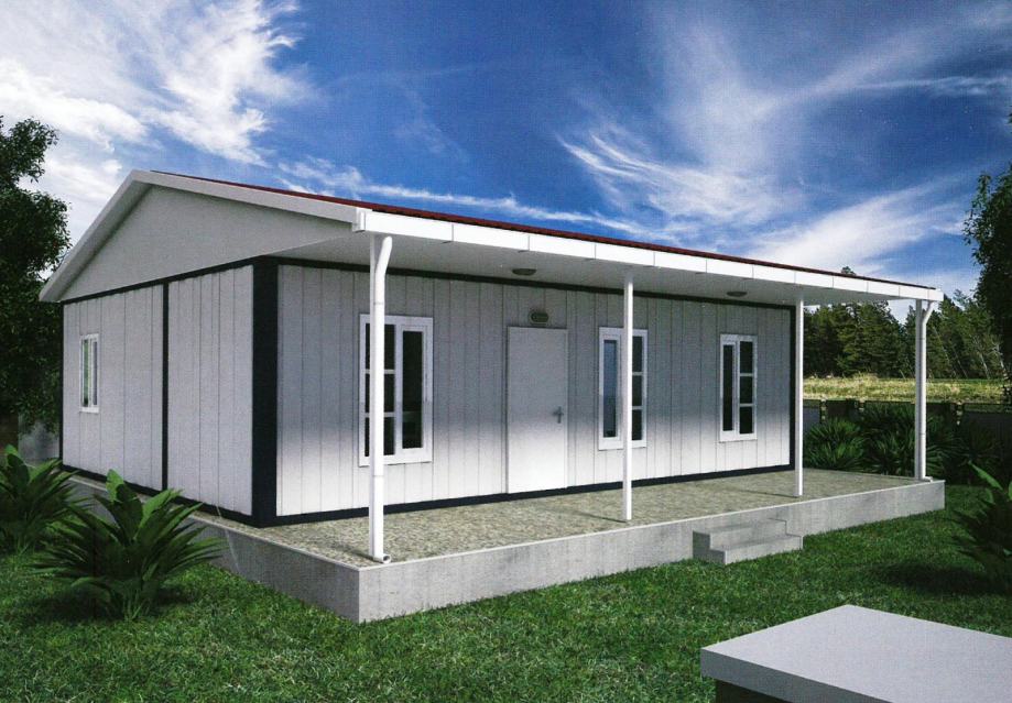 72m2 NOVO CLASSIC Bivalni kontejner 9,00 x 8,00 na prodaj =400eur/m2
