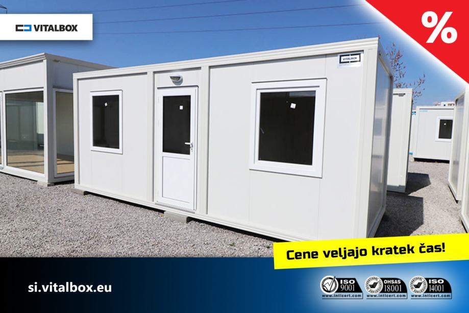 Kontejner bivalni, Kontejnerji, hiša, pisarniški, skladiščni