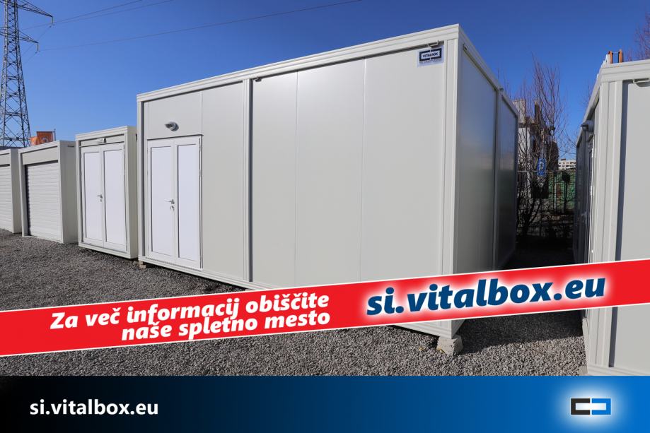 Kontejner bivalni, Kontejnerji, hiša, pisarniški, skladiščni