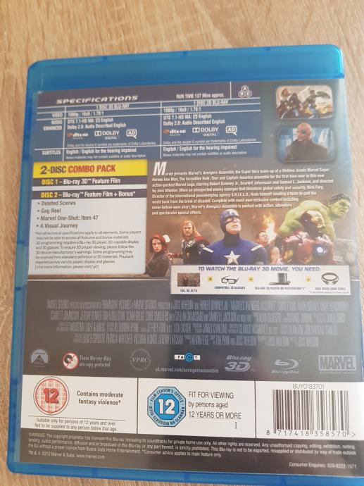 Filmi Marvel Cinematic Universe Blu-ray