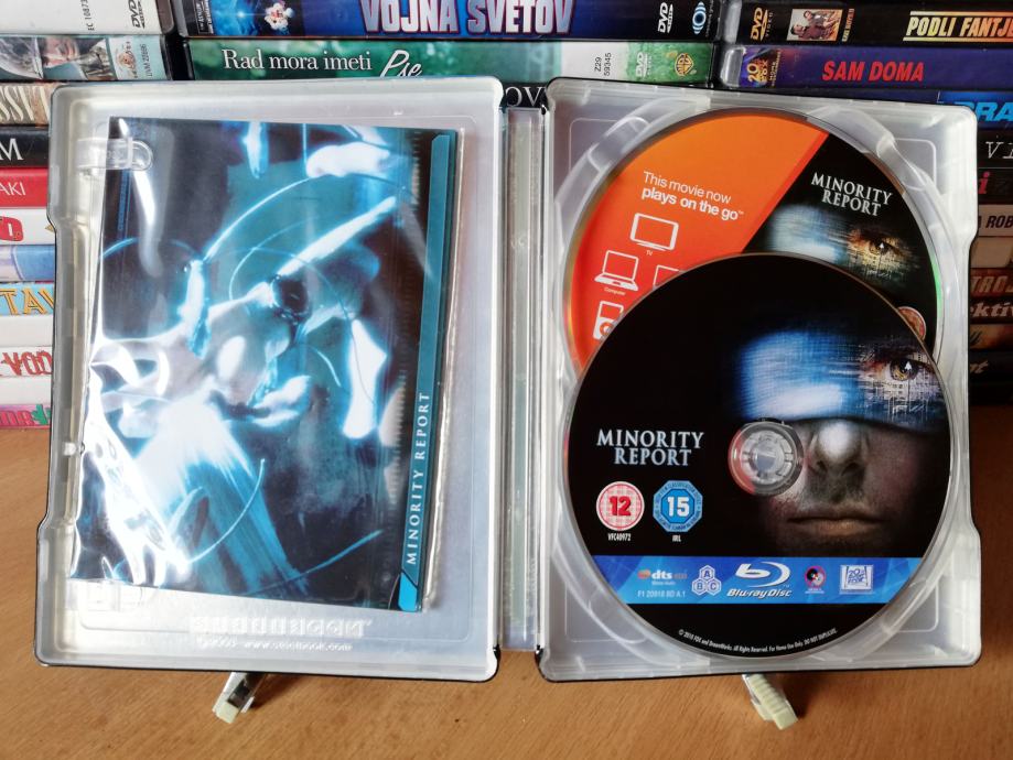 Minority Report (2002) Limited Edition STEELBOOK / Slovenski podnapisi