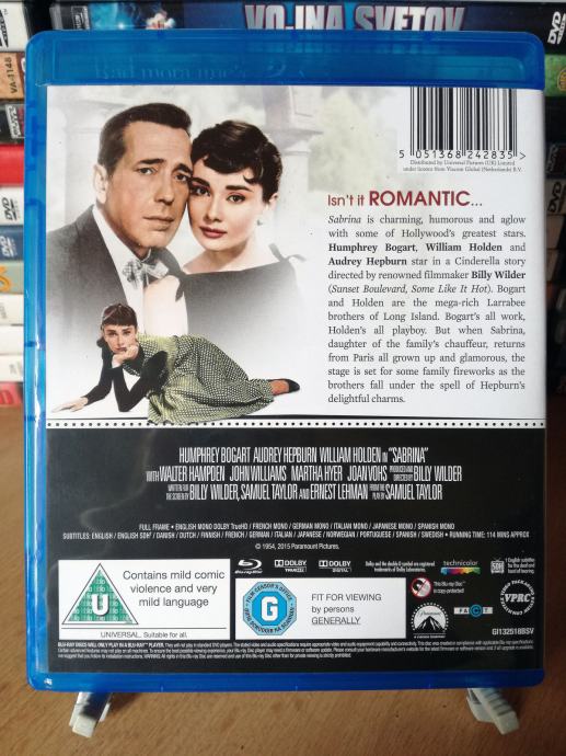 Sabrina (1954) Audrey Hepburn, Humphrey Bogart, William Holden