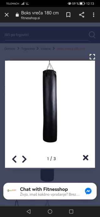 Boksarska vreca 180cm 90kg