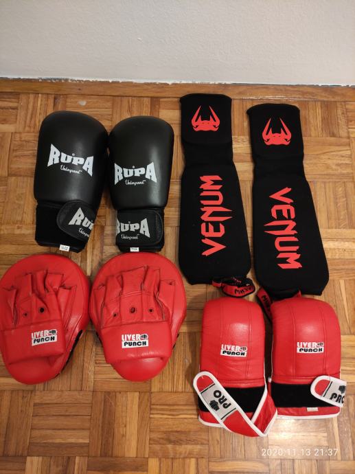 Oprema box kickbox kungfu - komplet