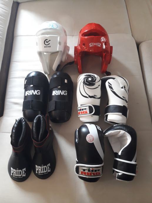 otroška zaščitna oprema za kickboks