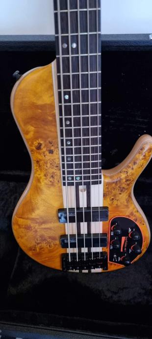 Bass Kitara Cort A5 Plus SC Amber Open Pore