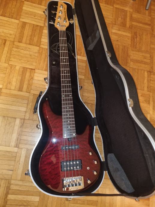 Bass kitara Ibanez + efekt + ojačevalec + kovček
