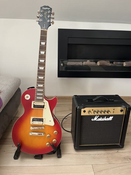 Električna kitara in ojačevalec