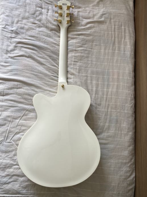 Harley Benton BigTone Trem White - hollow body jazz kitara