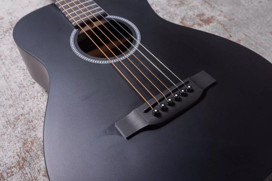 Martin LX Little Martin Guitar, Black w/ Gig Bag