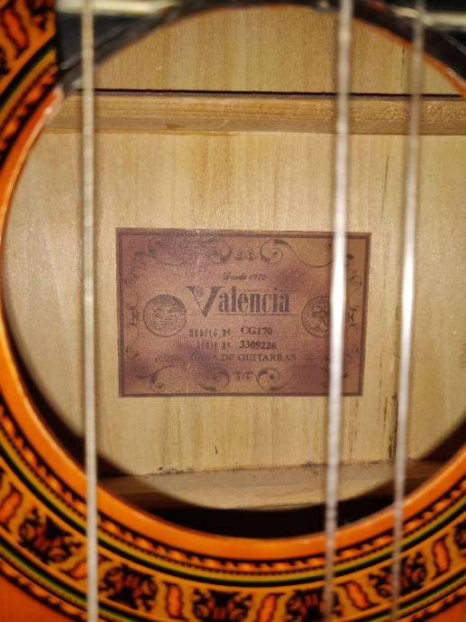 Original klasična kitara Valencia
