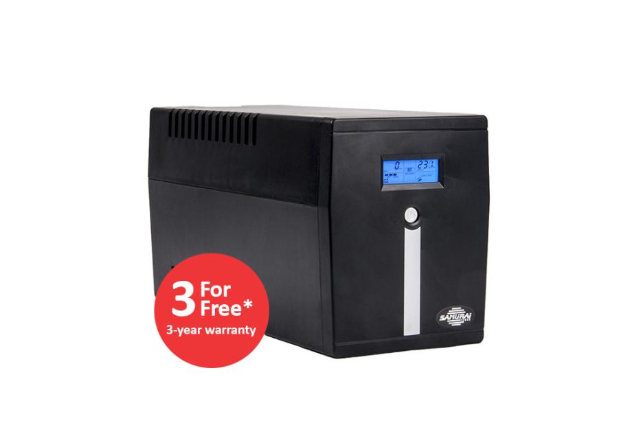 Samurai SMART 1500 LCD, Line-Interactive 1500VA/900W LCD