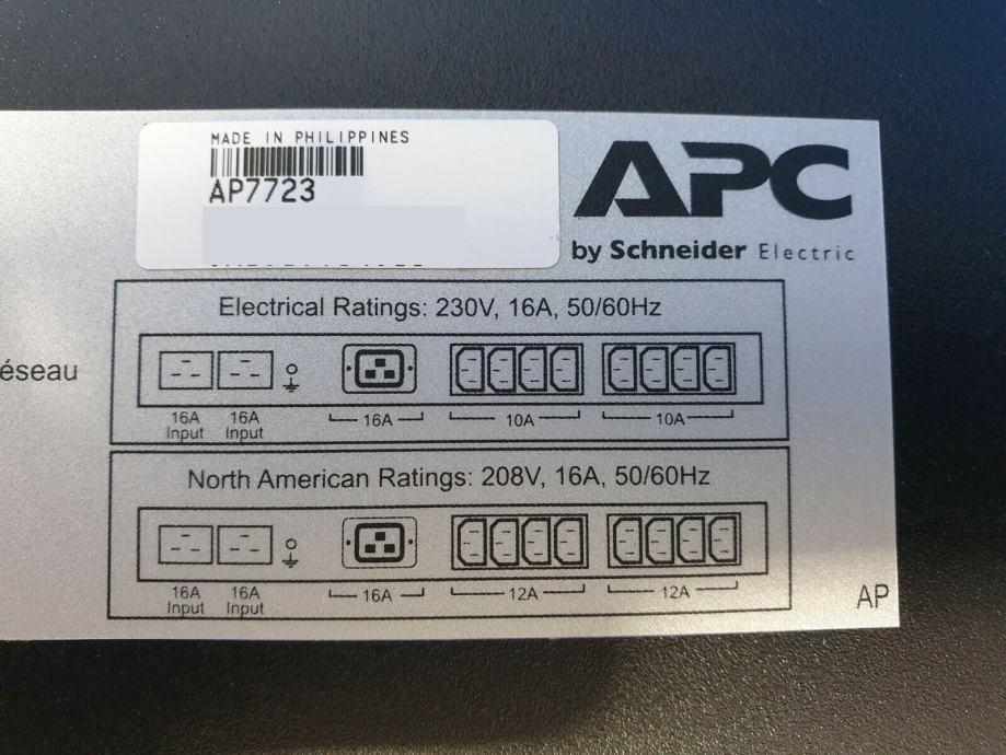 Schneider Electric APC ATS AP7723