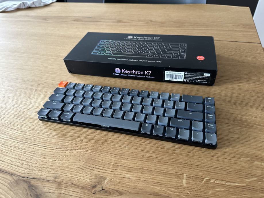 Keychron K7 Ultra-slim Wireless Mechanical Keyboard Brown