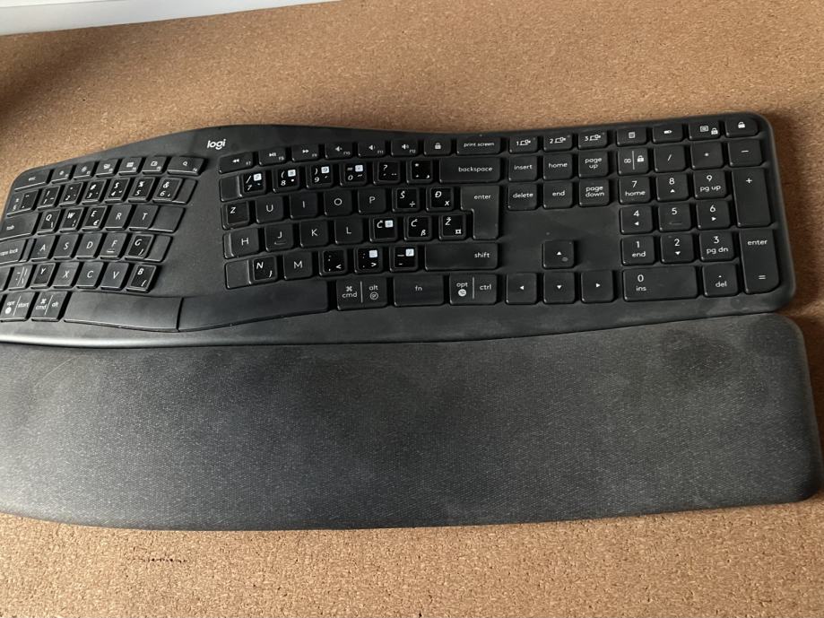 Logitech logi k860 ergo ergonomska tipkovnica