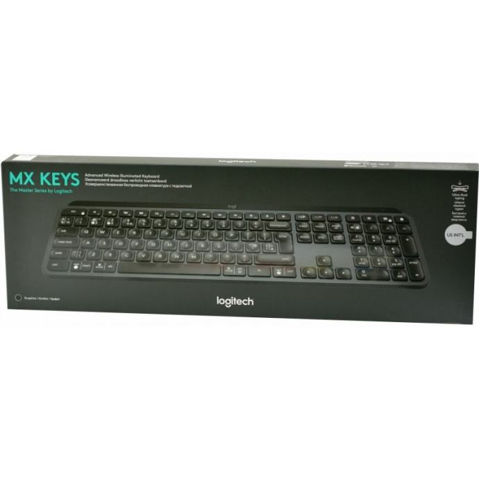 Tipkovnica Logitech MX Keys Plus, Brezžična, SLO g. (920-009416)