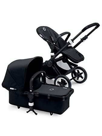 Bugaboo Buffalo black, Cybex AtonQ lupinica grey, adapter, isofix base