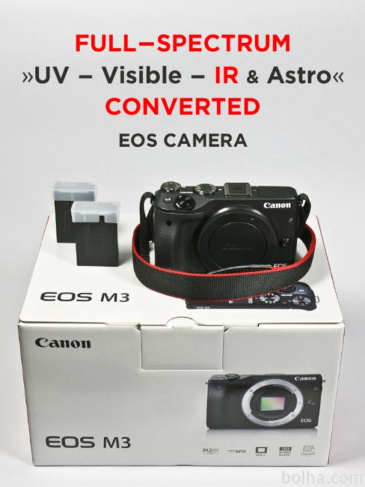 FULL–SPECTRUM CONVERTED Canon EOS M3
