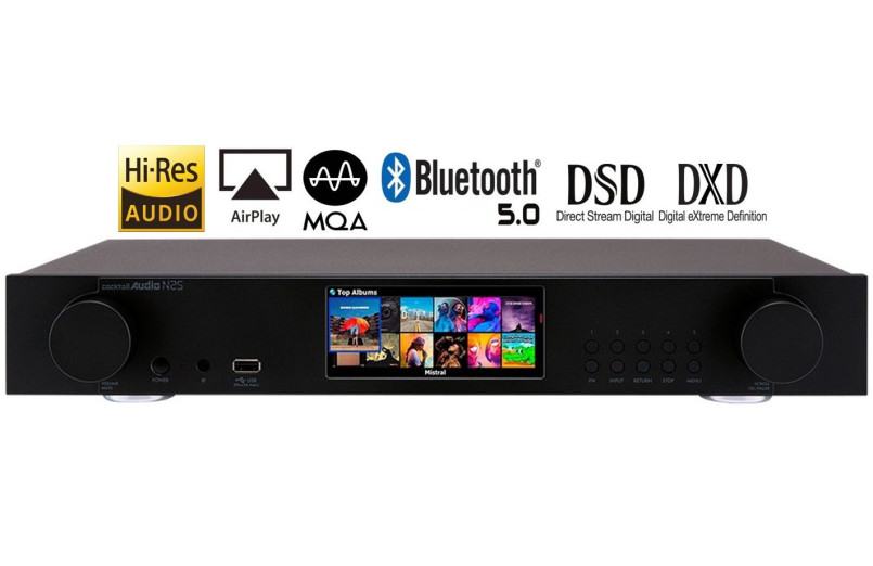 Cocktail Audio N25 streamer DAC 32Bit/384kHz DSD256 MQA DXD, hdmi ARC
