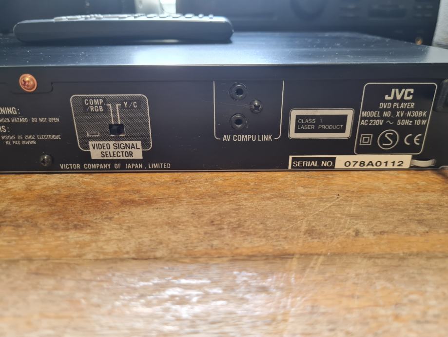 JVC XV-N30, DVD/VCD/CD PLAYER